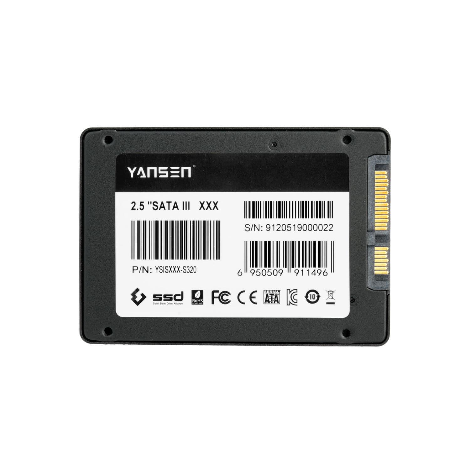 SATA III SSD - YSISXXX-S320 - KingSpec - internal / 2.5"