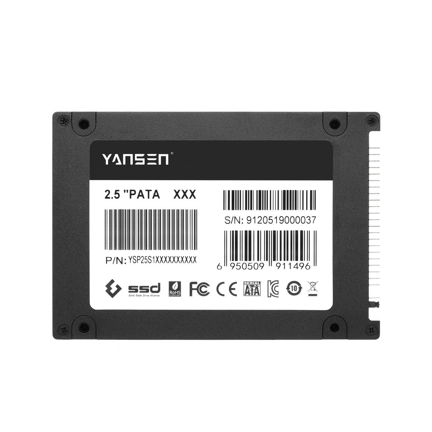 PATA SSD - YSP25S1 - KingSpec - internal / 2.5"