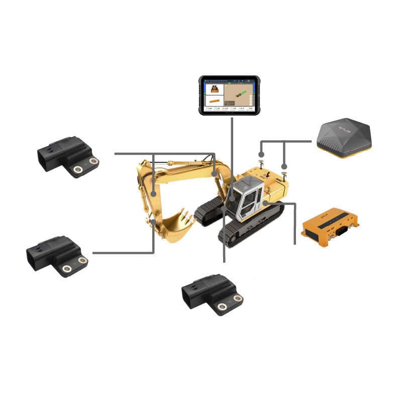 Excavator control system - ECS-E30 - SatLab Geosolutions AB