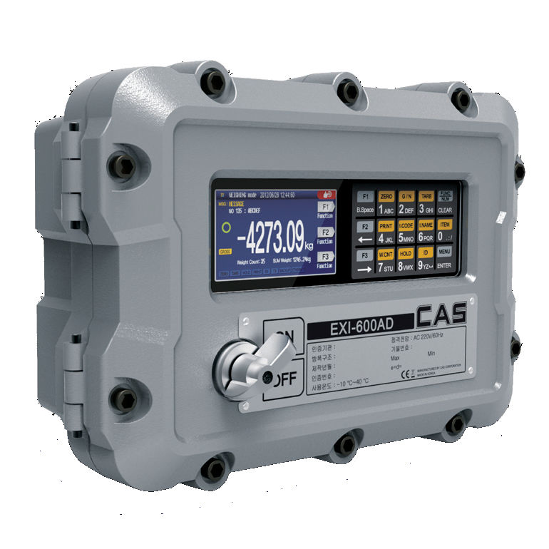Explosion-proof weight indicator - EXI series - CAS - LCD display ...