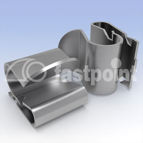Cable clip - 26 series - Fastpoint Srl - steel / fixing / spring