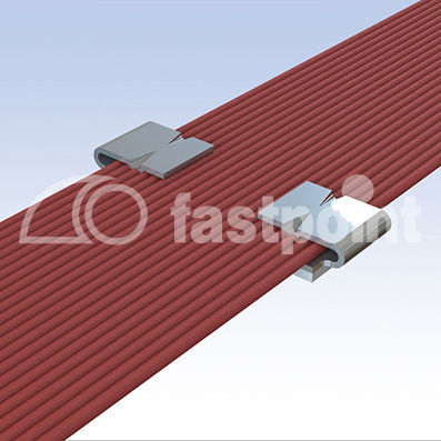 Flat cable clip - 760 series - Fastpoint Srl - polyethylene / aluminum ...
