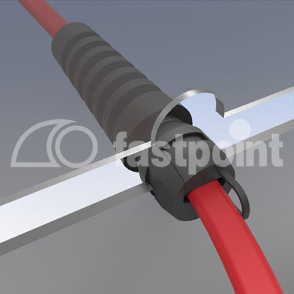 Plastic cable clamp - 12926AA01 - Fastpoint Srl