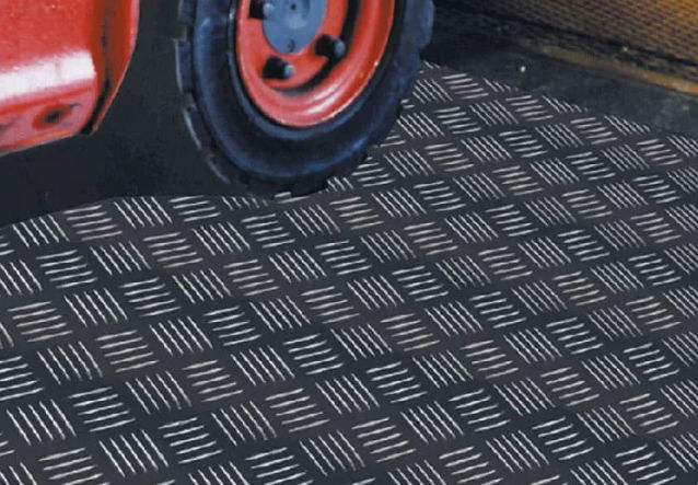 Anti-slip mat - CHECKER PLUS - Trelleborg Sheeting and Matting ...