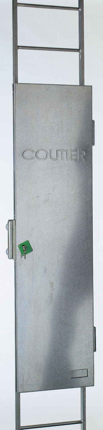 Galvanised steel ladder guard - CEC500 - Coutier Industrie - for caged ...