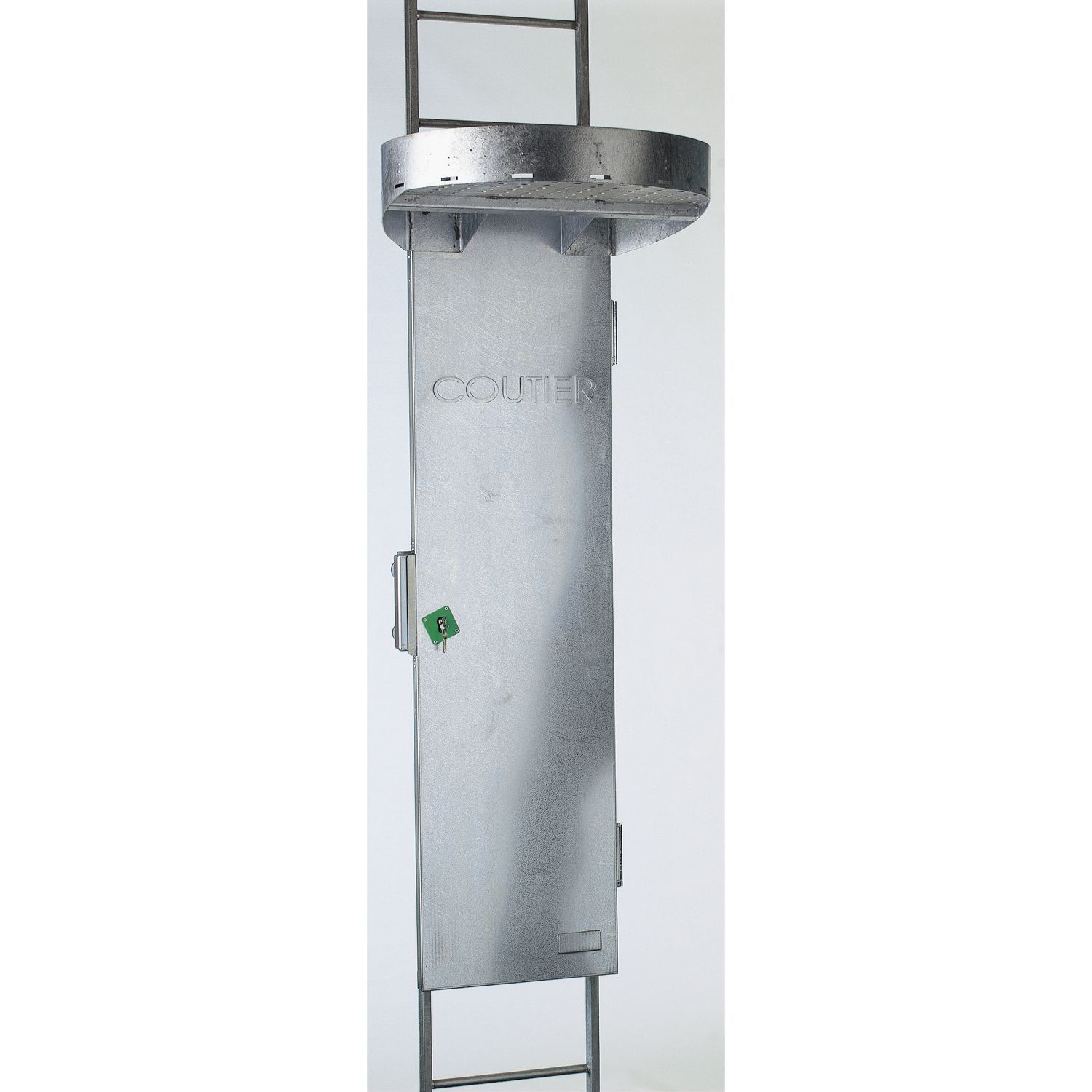 Galvanized steel ladder guard - CEC 100 - Coutier Industrie - for caged ...