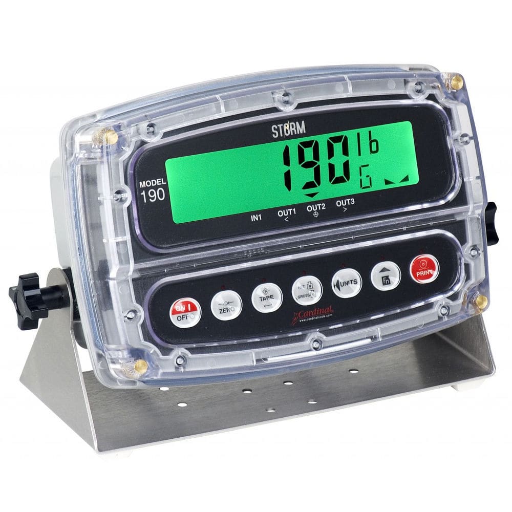 Waterproof weight indicator - Cardinal 190 - AWM Ltd - digital / LCD ...