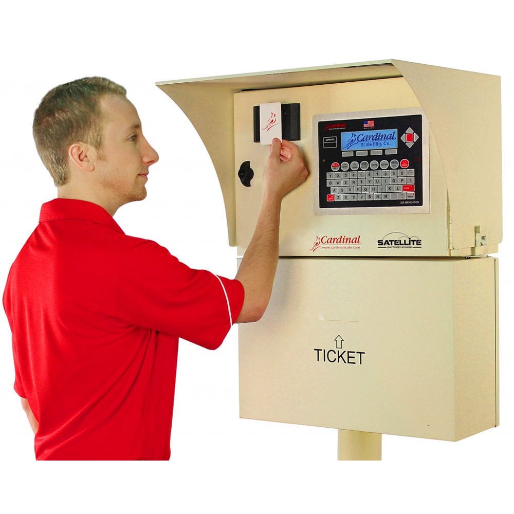 Weighbridge weighing terminal - Satellite - AWM Ltd - LCD display ...