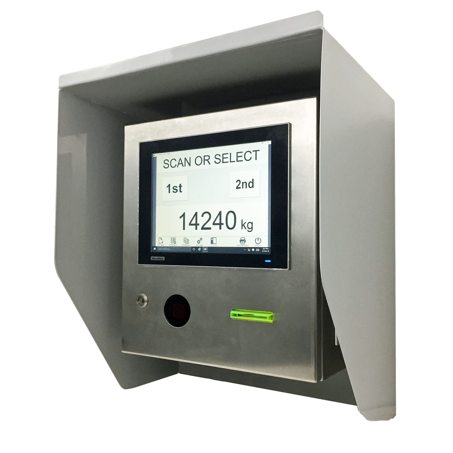 Weighbridge weighing terminal - AWM Ltd - digital / with touchscreen ...