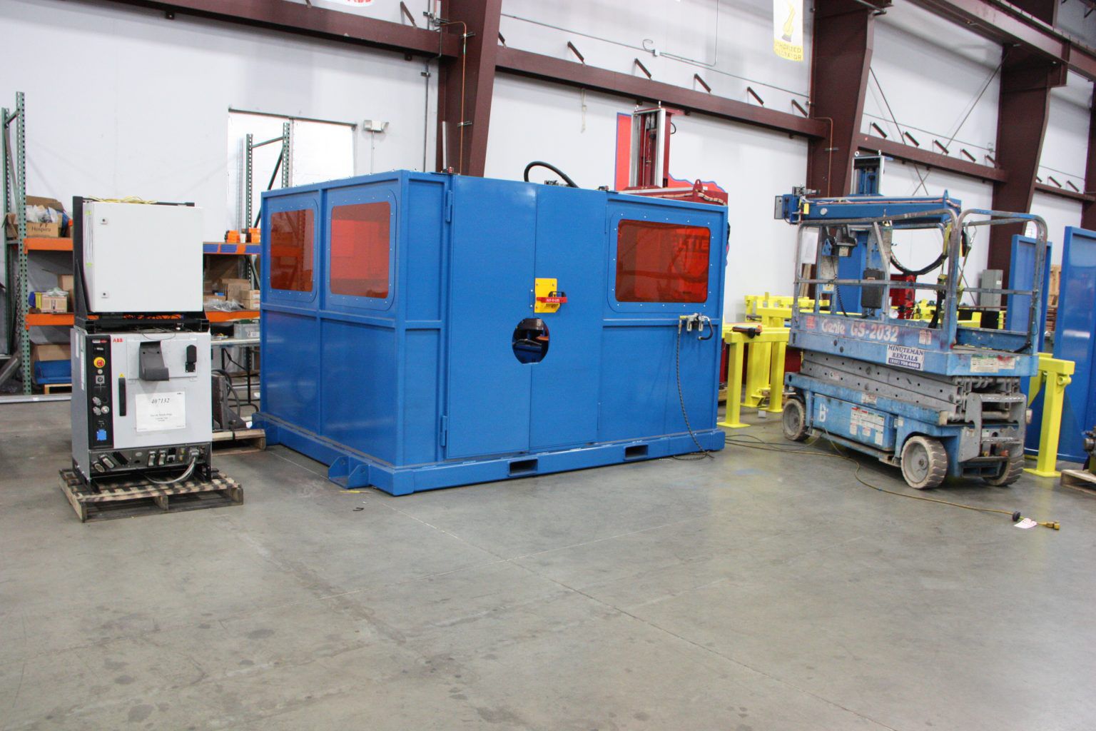 Robotic welding cell - Arc Specialties - cutting