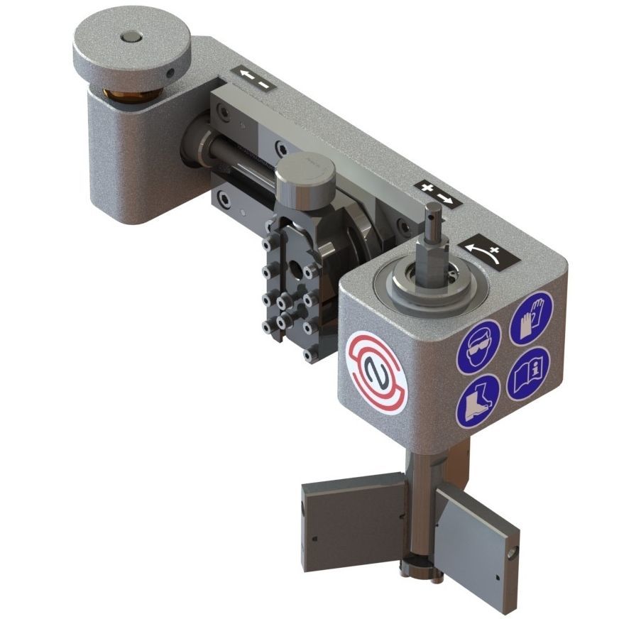 Portable flange facer - Manual Facer S - Normaco International Ltd ...