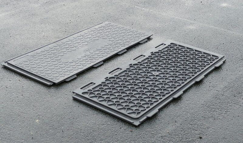 Protection mat - FastCover Plus - Ground-Guards Ltd - PVC / temporary