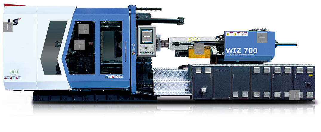 Horizontal injection molding machine - WIZ/WIZ-X series - LS Mtron - hybrid