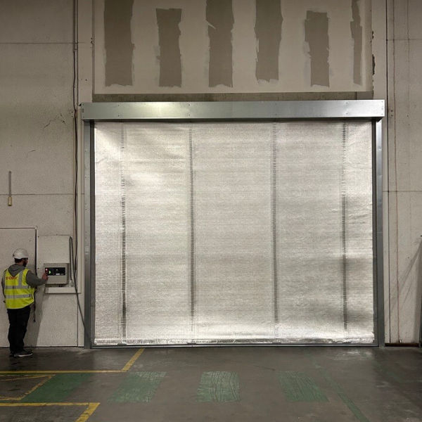 Fire protection curtain - Fibershield®-P - STOBICH FRANCE - fabric ...