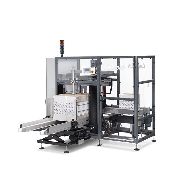 Automatic case erector - C-2000 - LANTECH - hot-melt glue / adhesive tape