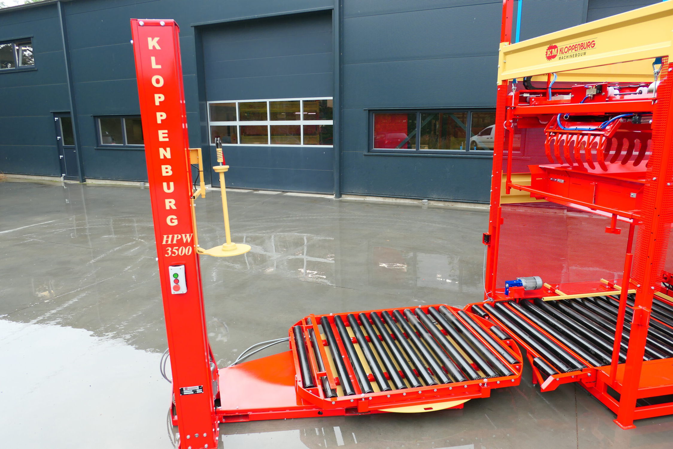 Turntable stretch wrapper - HPW 3500 - Kloppenburg Machinebouw ...