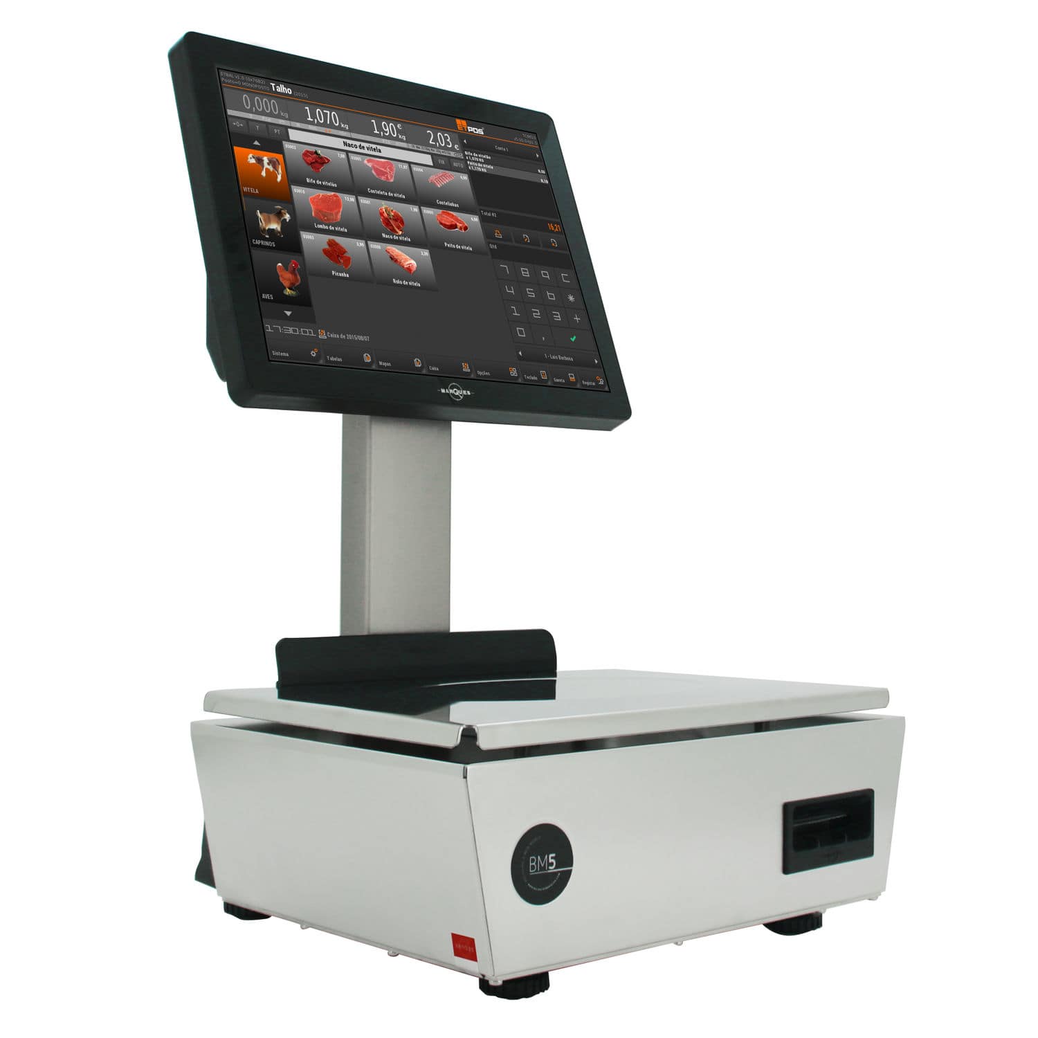 Platform scale - BM5 ARM DC series - Balancas Marques Jose Pimenta ...