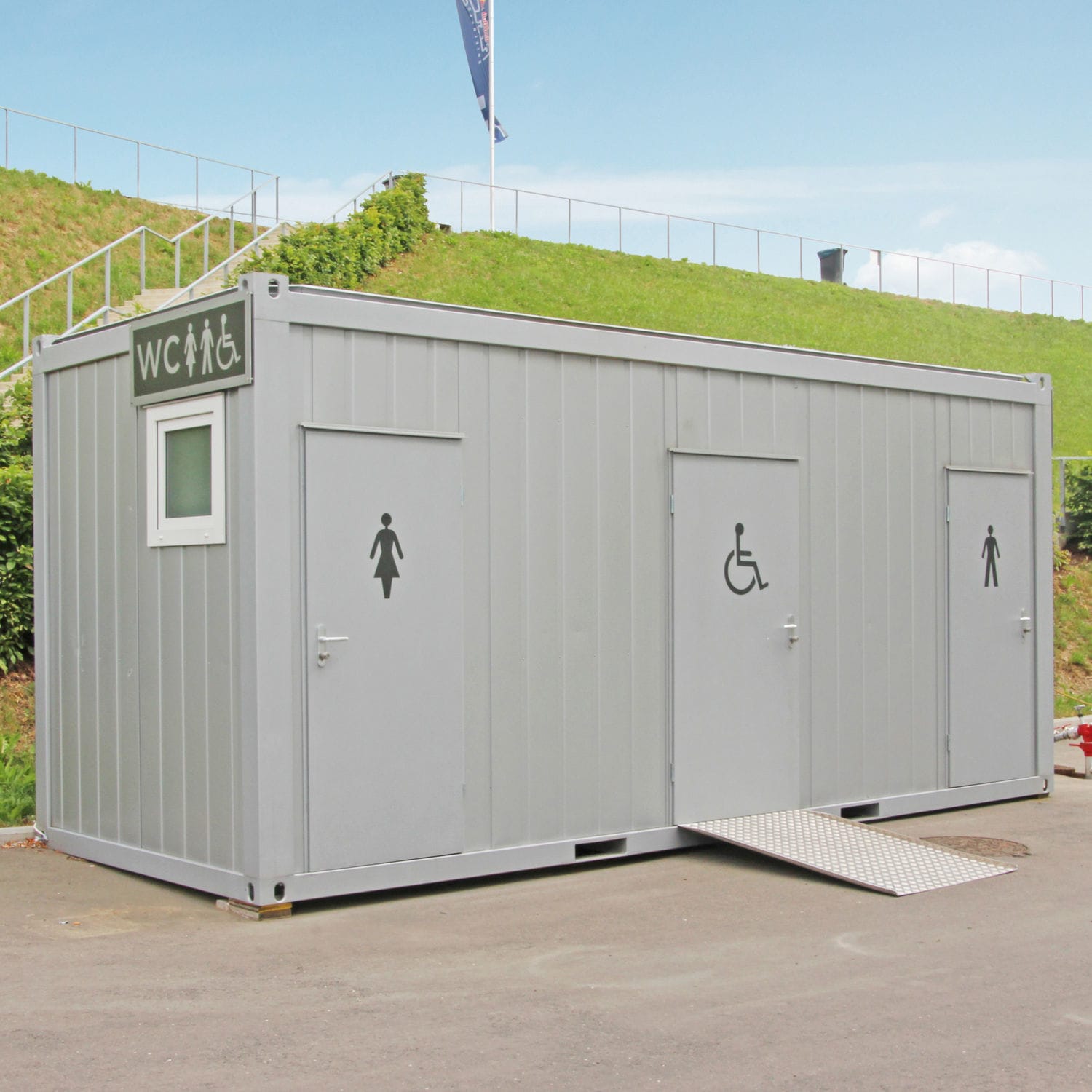 Equipped sanitary container - Classic line - CONTAINEX Container ...