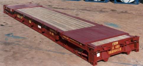 Metal intermodal container - SB4744 - Sea Box - transport / flat rack