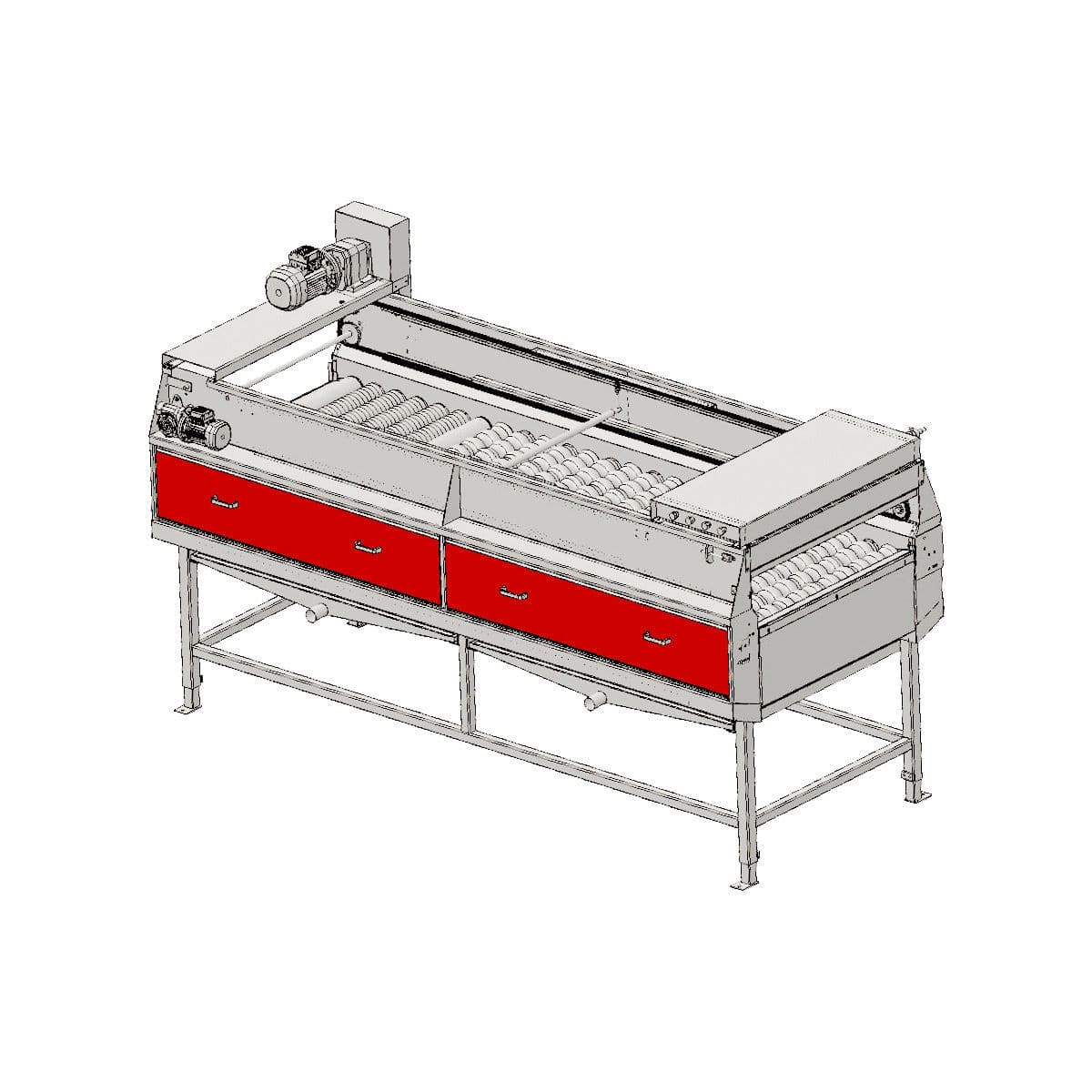 Fruit and vegetable brushing machine - Ser.mac s.r.l.