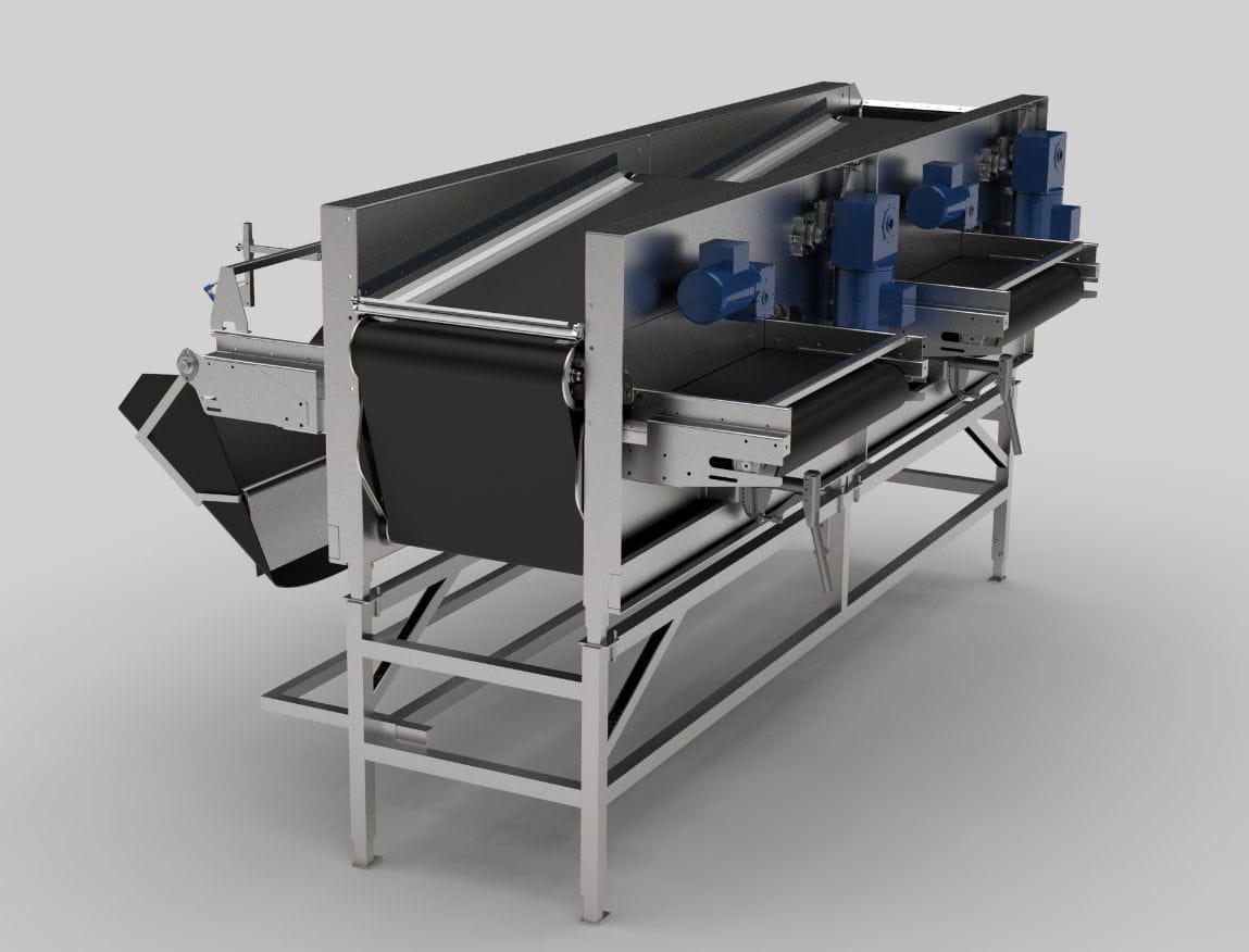 Vegetable grader - SW series - SKALS - belt / roller / sorting