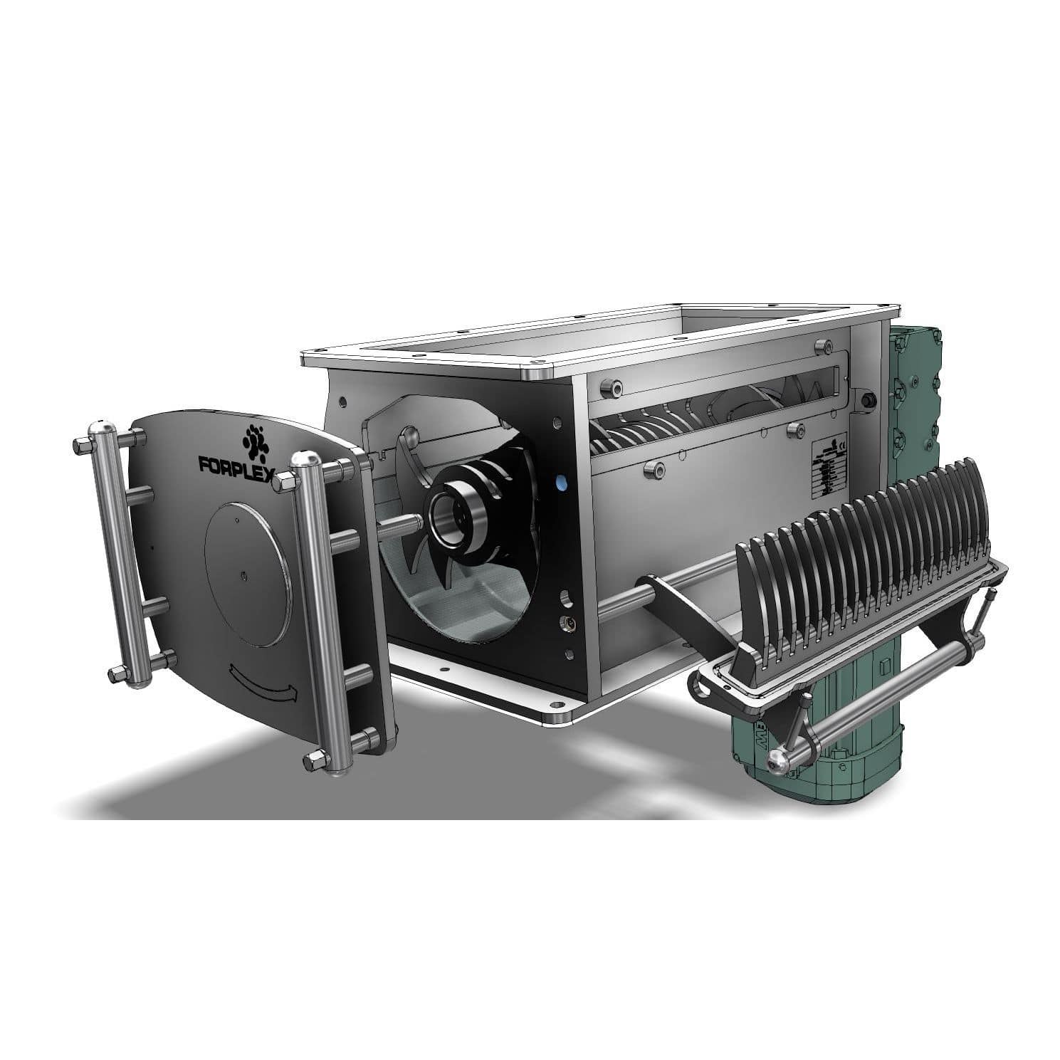 Powder lump breaker - EHX - POITTEMILL / FORPLEX - food / waste / rotor