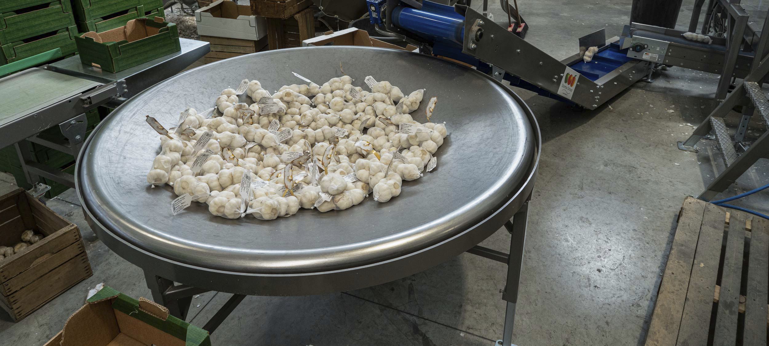 Packaging line turntable - Sorma S.p.A. - for the food industry