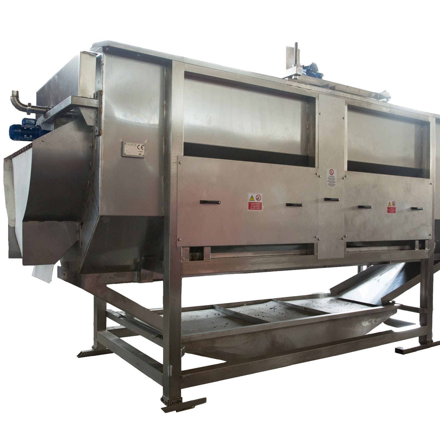 Drum food washing machine - Alutec Food CAMPESATO® - potato / tubers ...