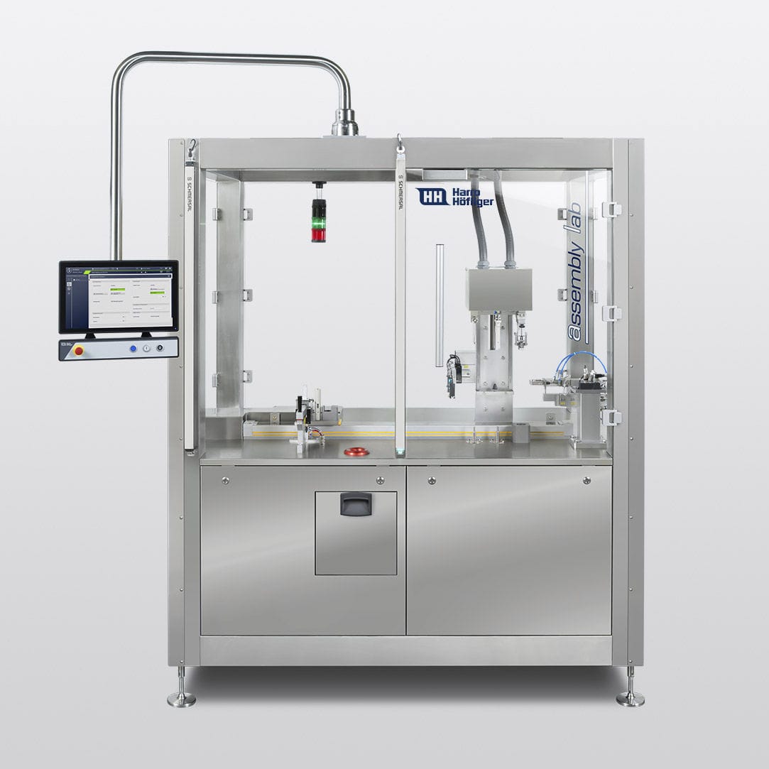 Semi-automatic assembly machine - HOEFLIGER - for medical applications ...