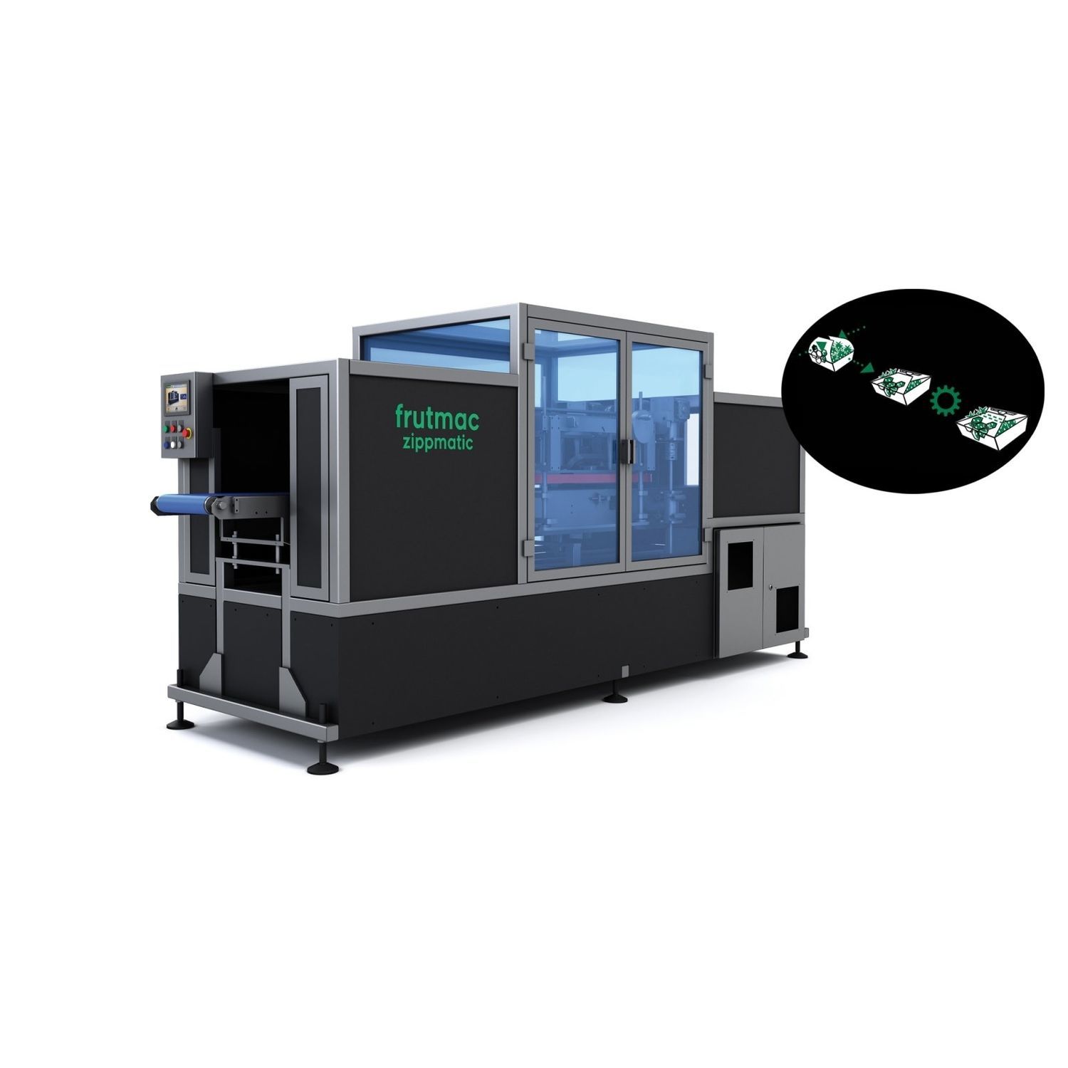 Semi-automatic packaging machine - Zippmatic - FRUTMAC SRL - continuous ...