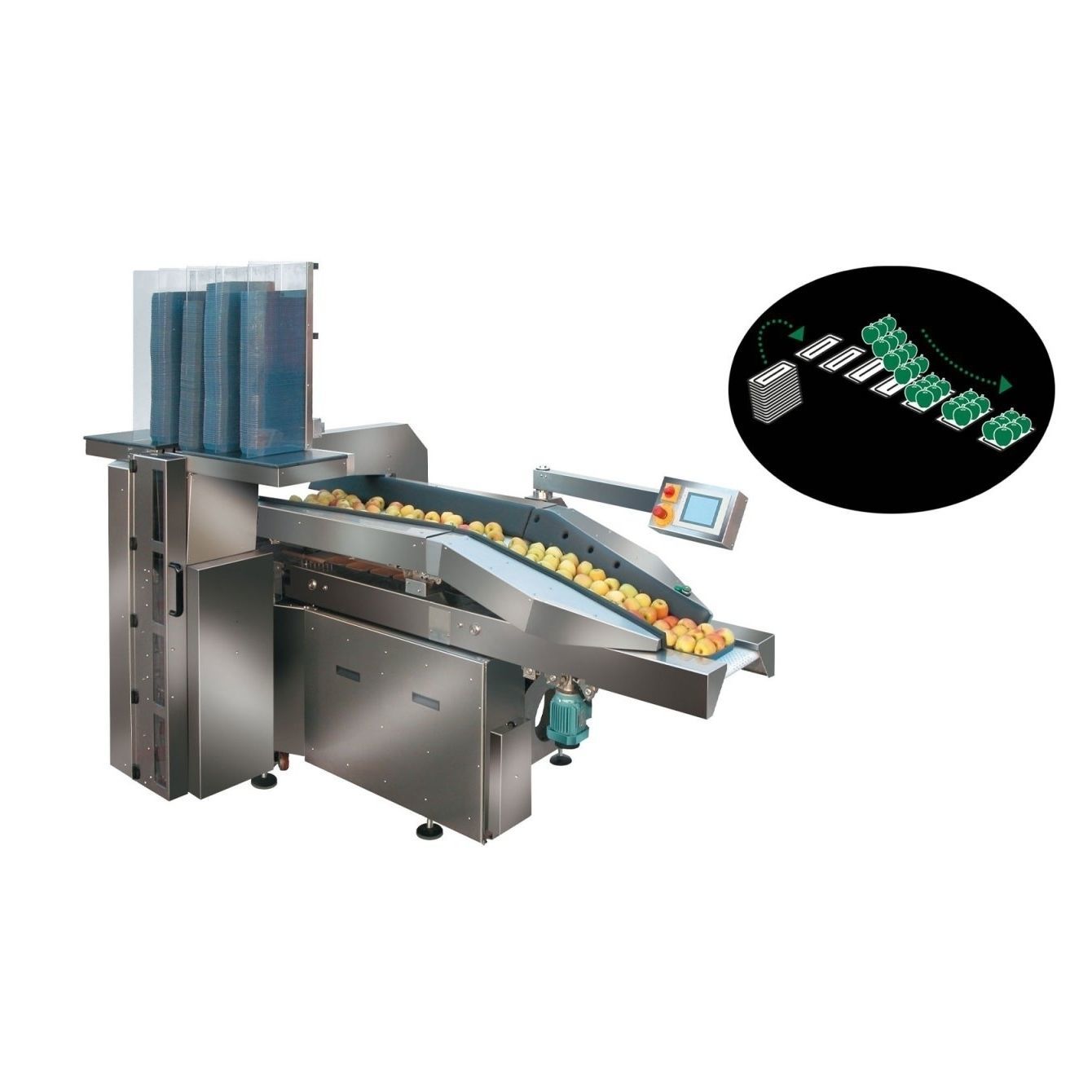 Tray filling system - Jollypack G5 - FRUTMAC SRL - automatic / for food ...
