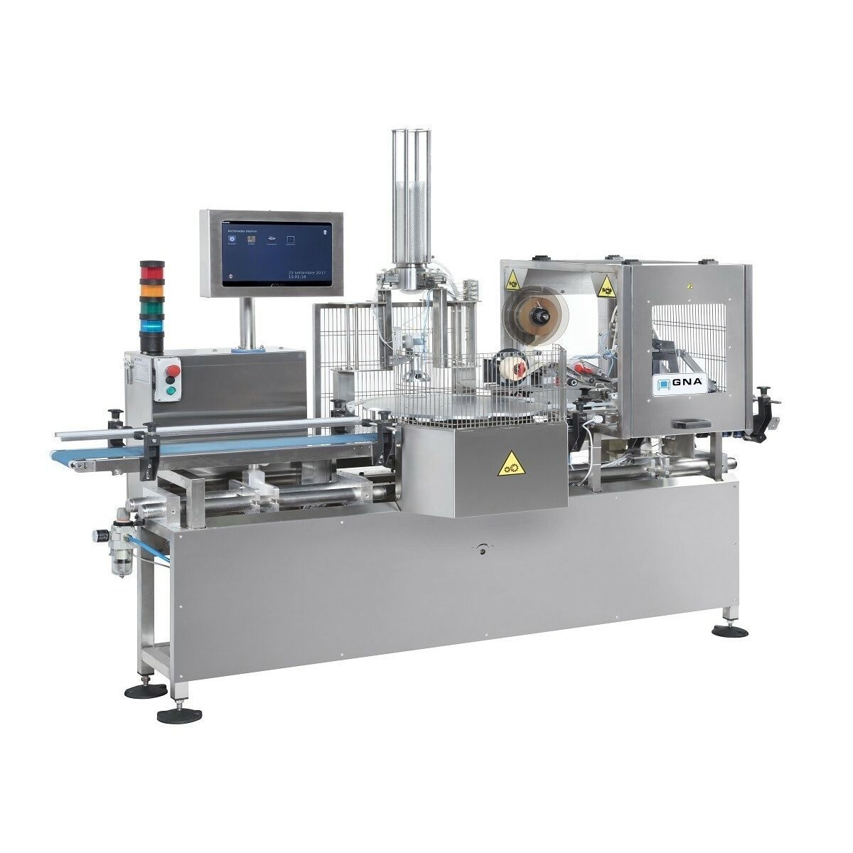 Automatic lid applicator - MEDUSA 30 - G.N.A. S.R.L.