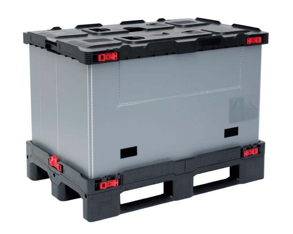 Plastic IBC container - SF 800 SP - Gamma Wopla - stackable / folding