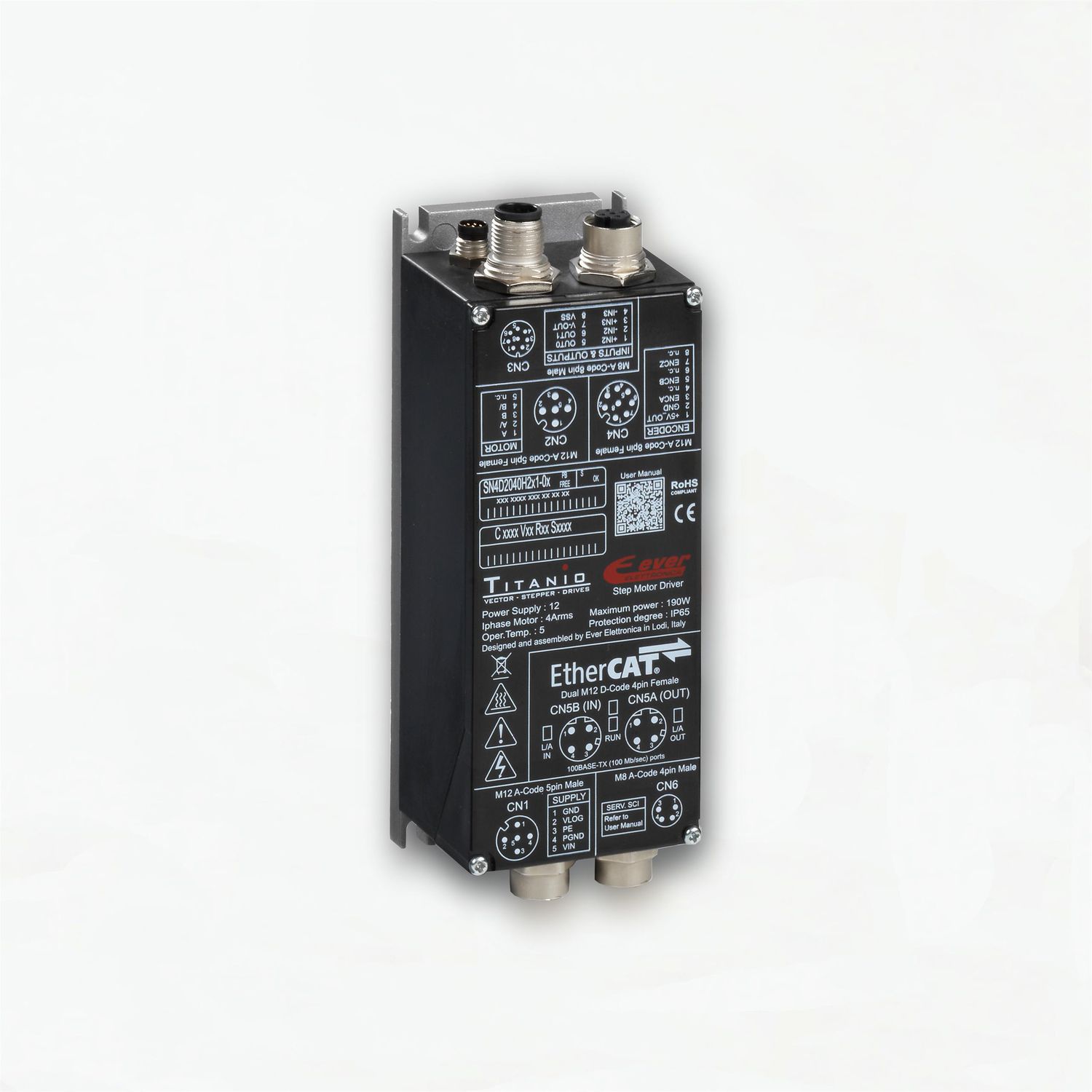Programmable motor controller - Titanio - Ever Elettronica - two-phase ...