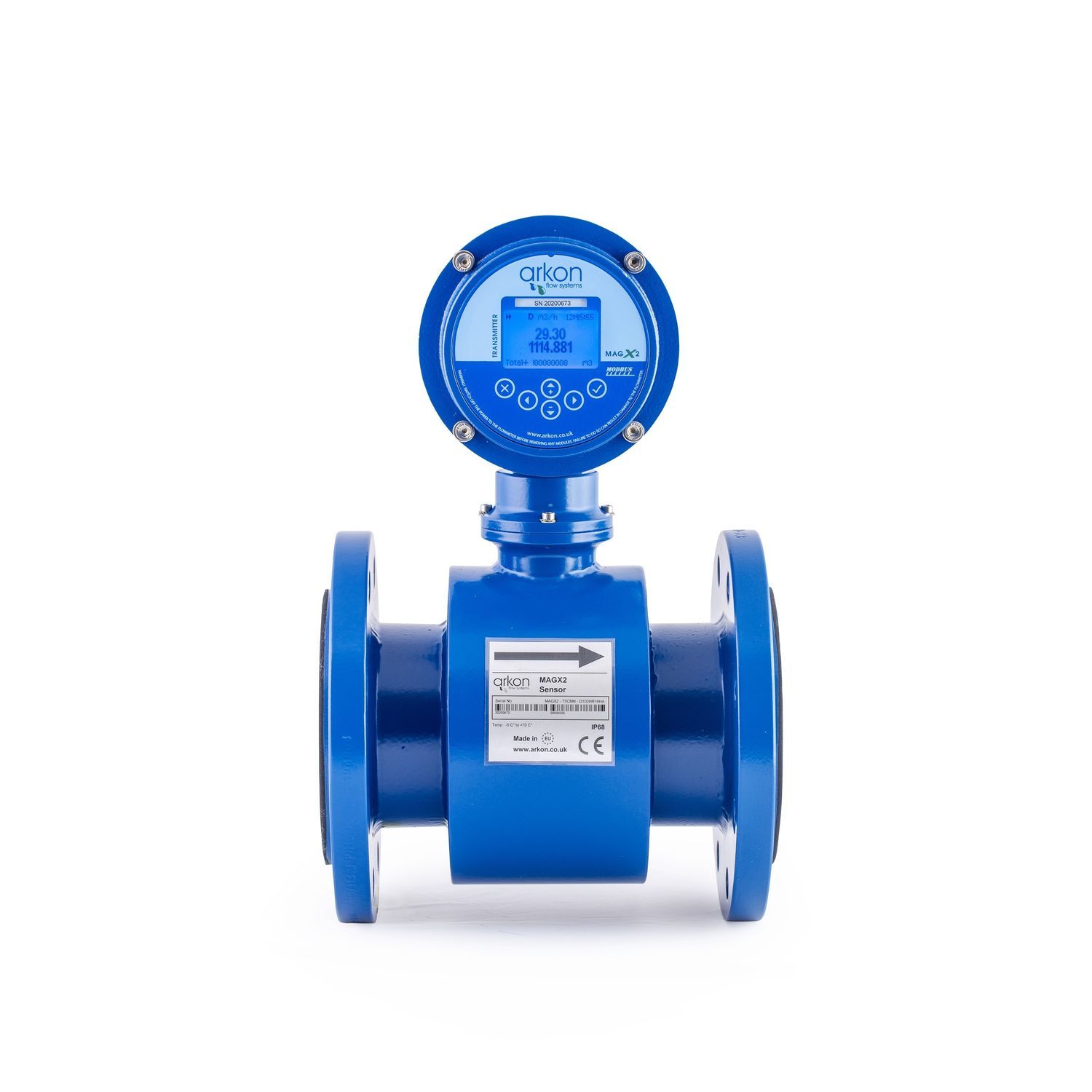 Electromagnetic flowmeter - MAGX2 - Arkon Flow Systems - volume / for ...