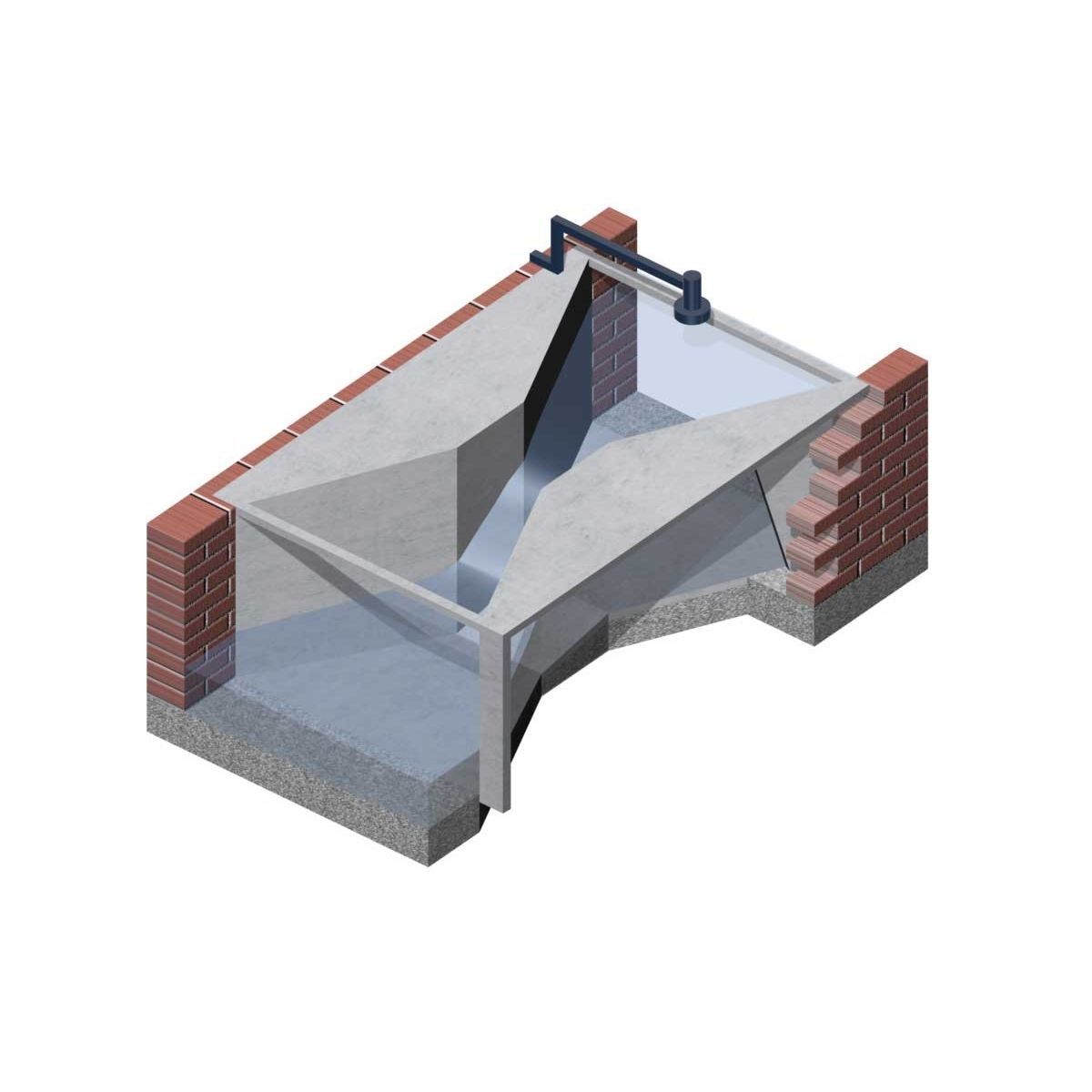 Flow measuring device - PARSHALL FLUMES - Arkon Flow Systems - industrial
