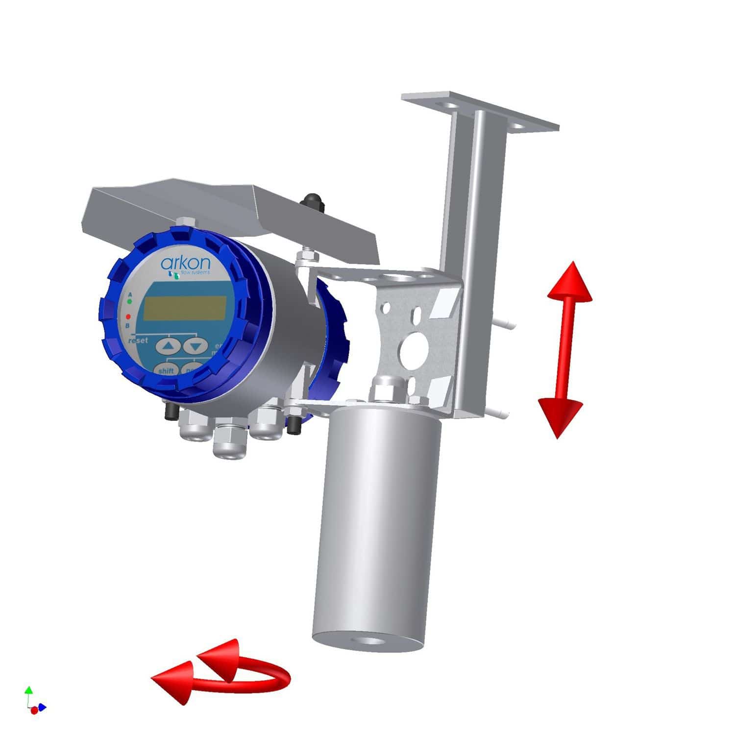 Ultrasonic flowmeter - MQU - Arkon Flow Systems - volume / RS485 / RS-232