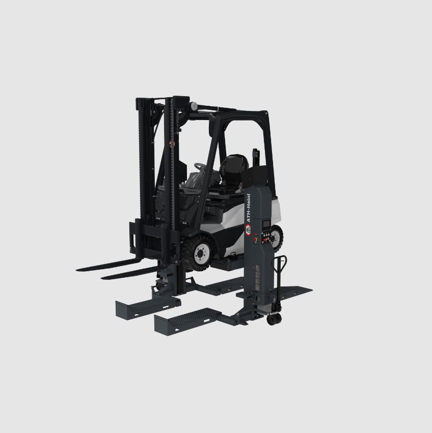 Electro-hydraulic car lift - ATH RG5.5-2 WB Fork - ATH-Heinl GmbH & Co ...
