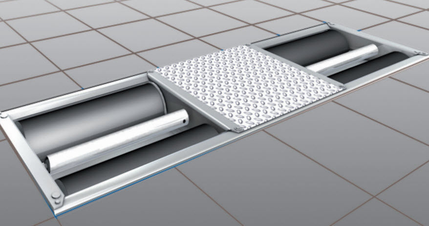 Car brake tester - ARENA L 320 Box - ATT Nussbaum Prüftechnik GmbH - roller