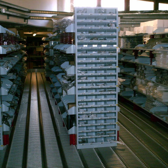 Storage warehouse shelving - Mobilfer S.R.L. - with drawers / for boxes ...