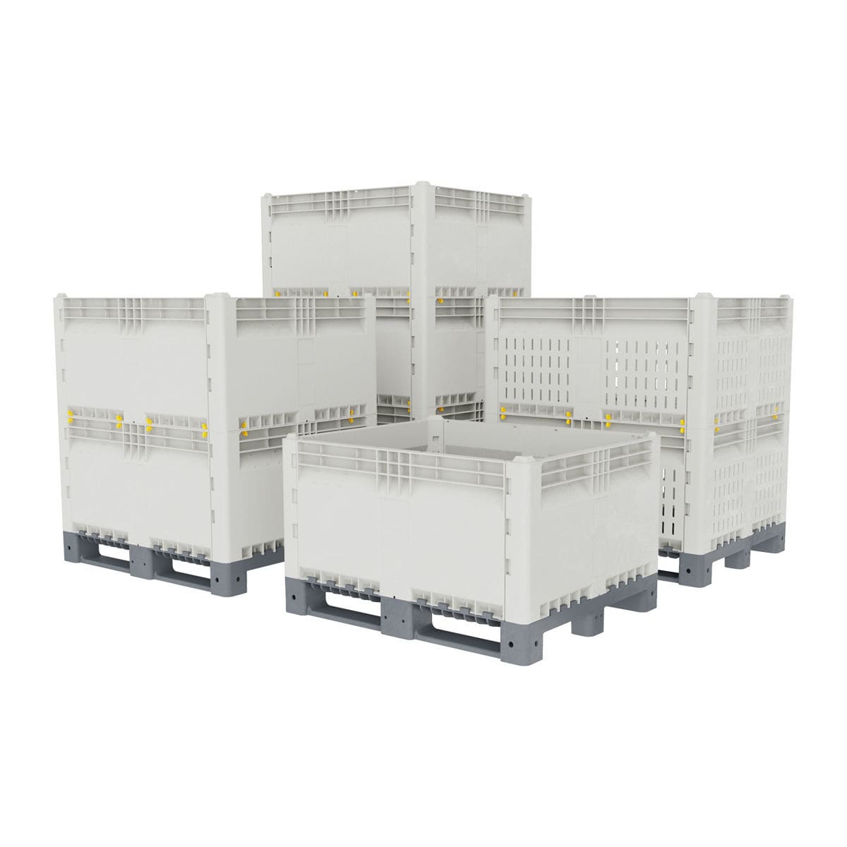 Plastic pallet box - Kitbin - DOLAV - transport / foldable