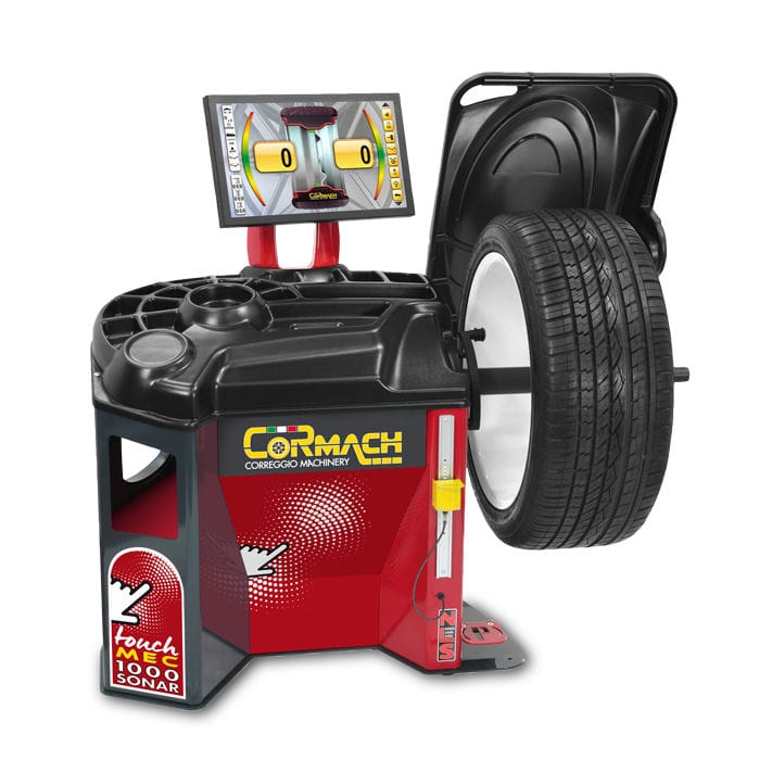 Car wheel balancer - TOUCH MEC 1000-P RLC SONAR - Cormach S.r.l ...