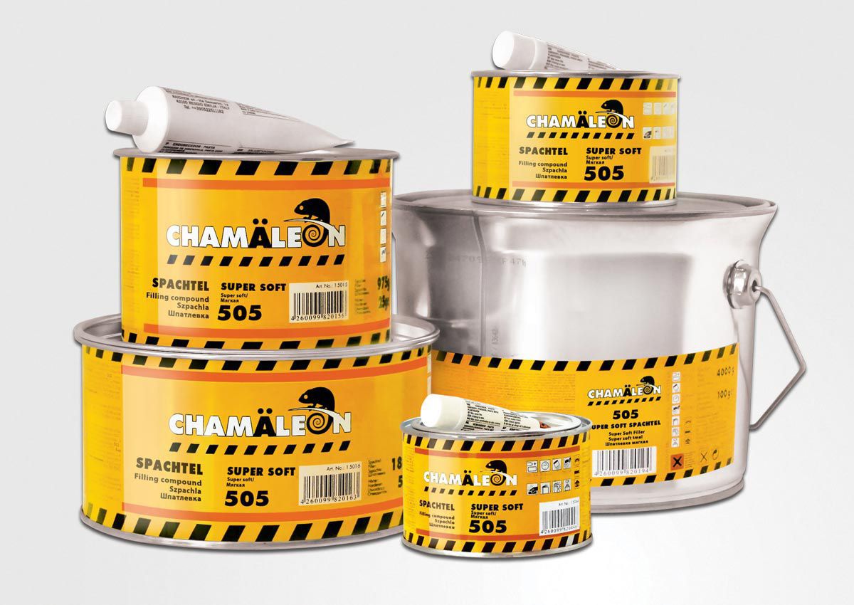 Polyester putty - 505 series - Chamäleon GmbH - two-component / for ...