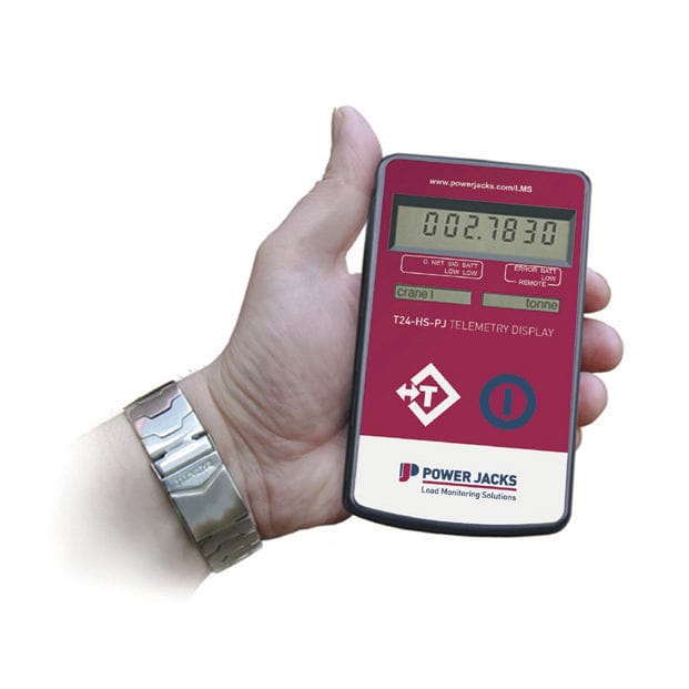 LCD display - Power Jacks - 7-digit / 7-segment / for load cells
