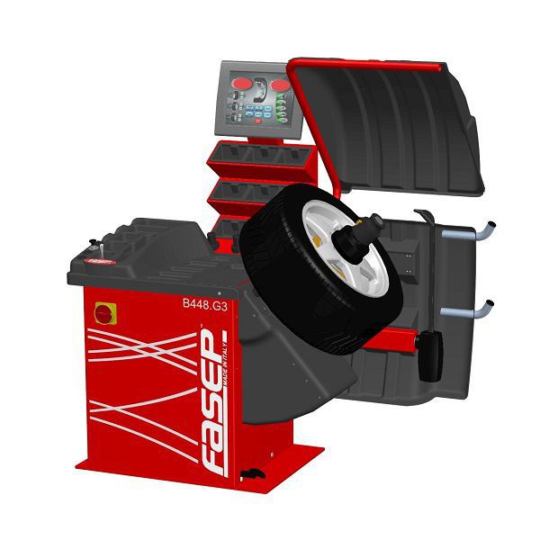 Car wheel balancer - B448 Tilt - FASEP 2000 SRL - for trucks / automatic