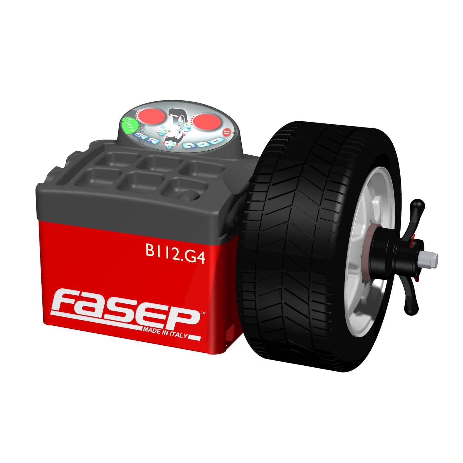 Car wheel balancer - B112 SHORTY - FASEP 2000 SRL - for trucks / automatic