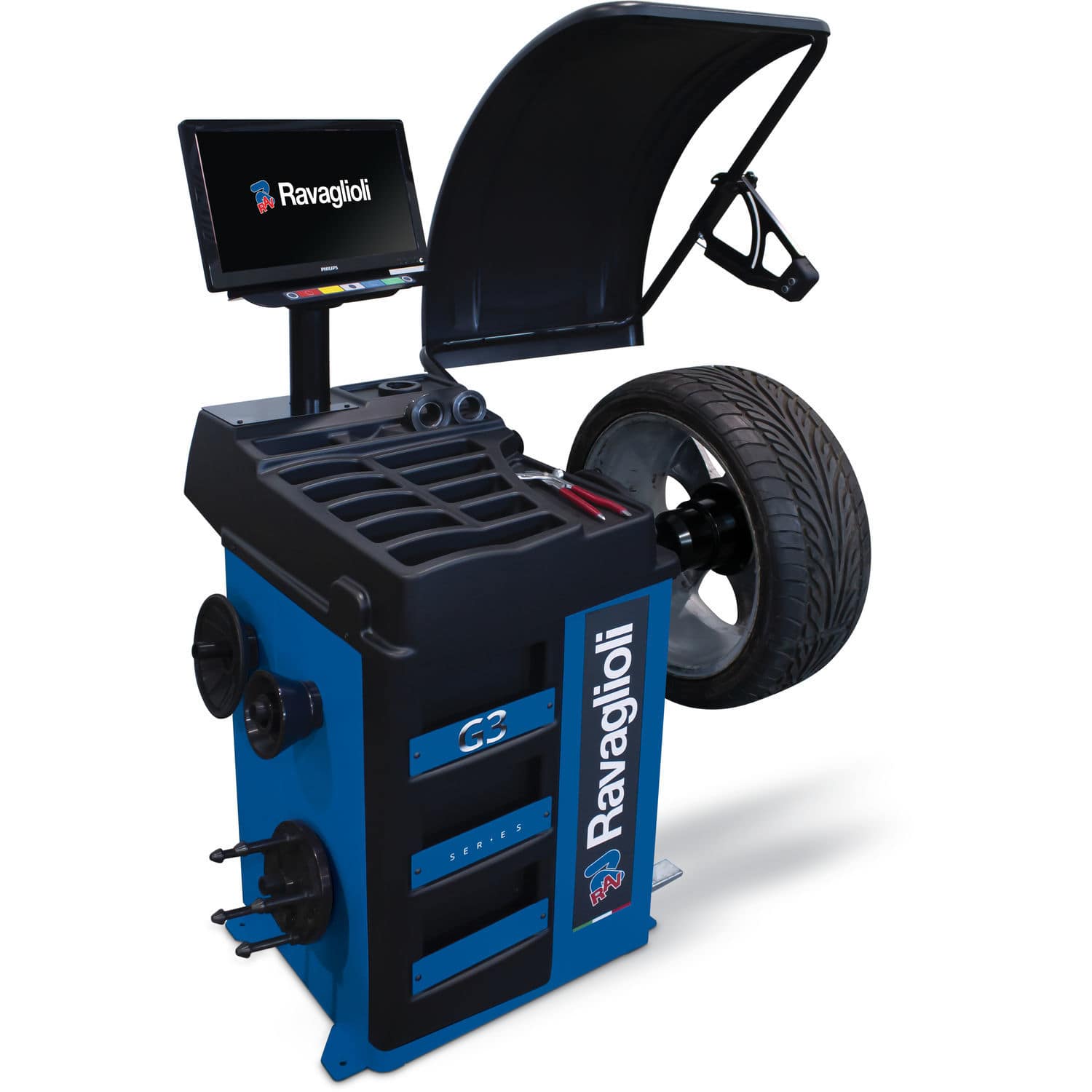 Car wheel balancer - GP3.150WS - Ravaglioli - automatic