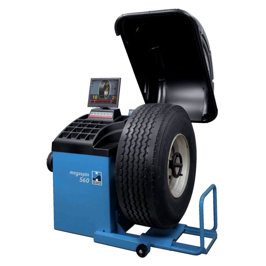 Car wheel balancer - megaspin 560 - Hofmann Megaplan GmbH - for trucks ...