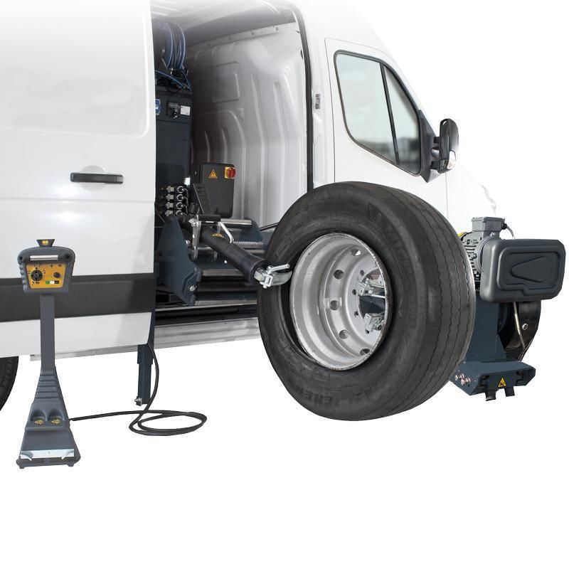 Truck tire changer - megamount 2-26T - Hofmann Megaplan GmbH - semi ...