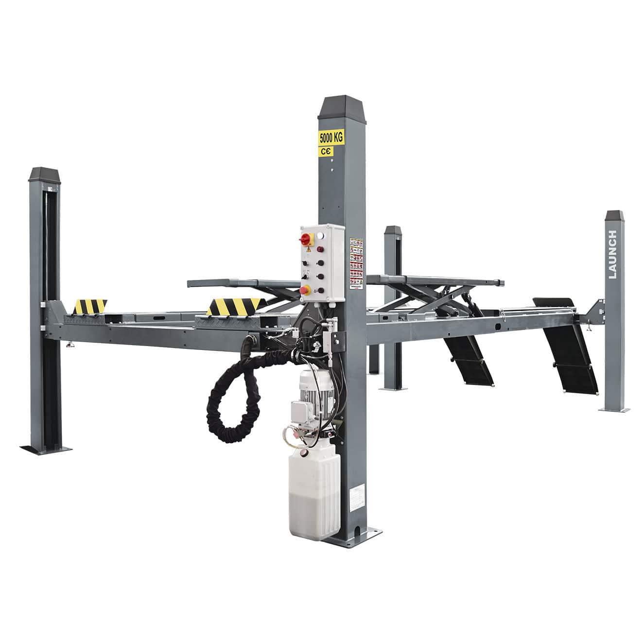 4-post lift - TLT-450 JA - LAUNCH Europe GmbH - 5 ton / pneumatic / for car